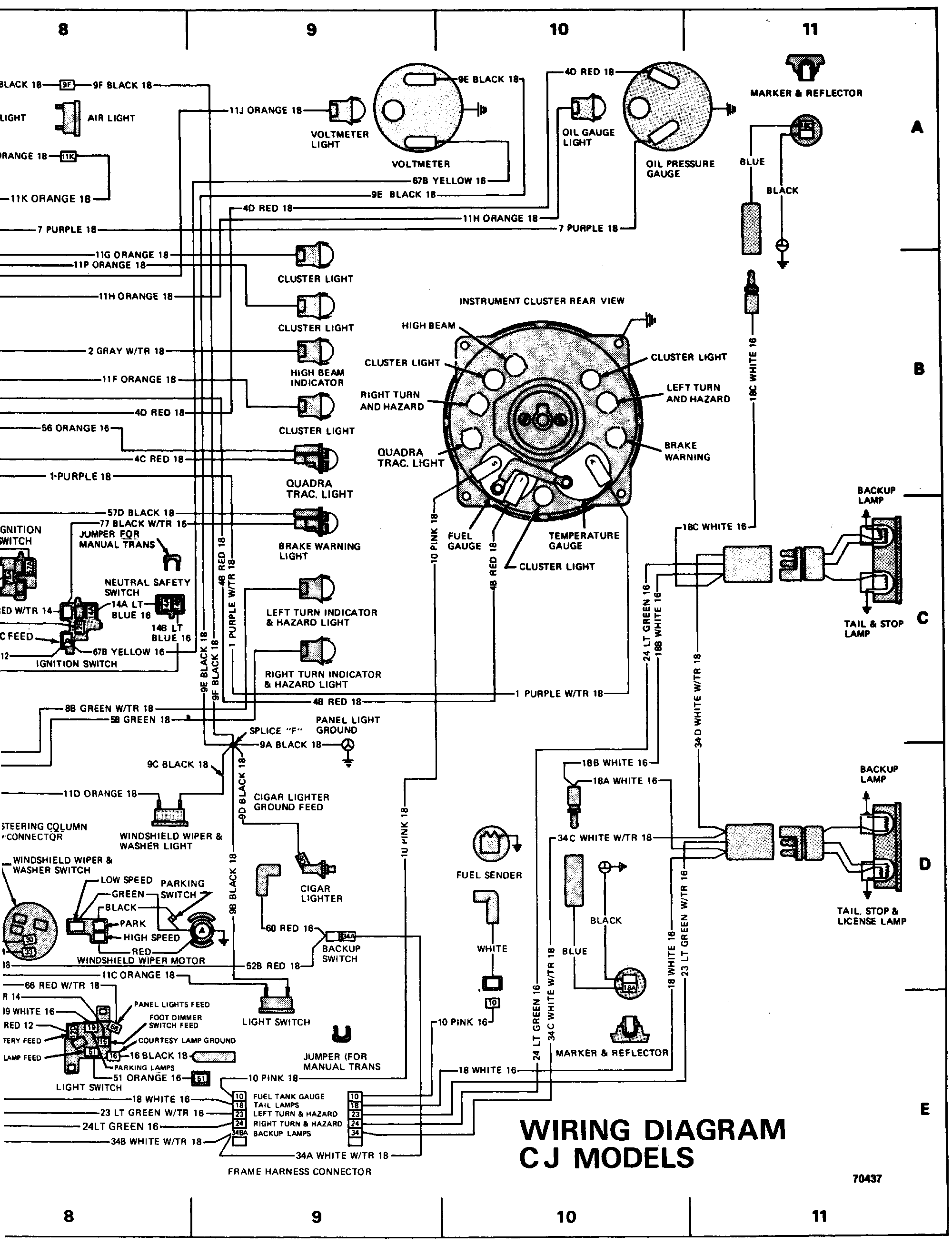 Jeep Cj7 Ignition Wiring Diagram Wiring Diagram And Schematic